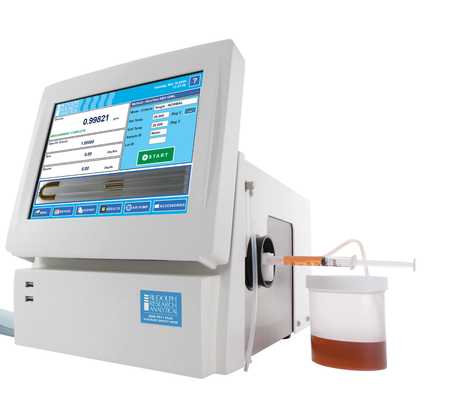 Density Meter DDM 2910 – Target Analysis