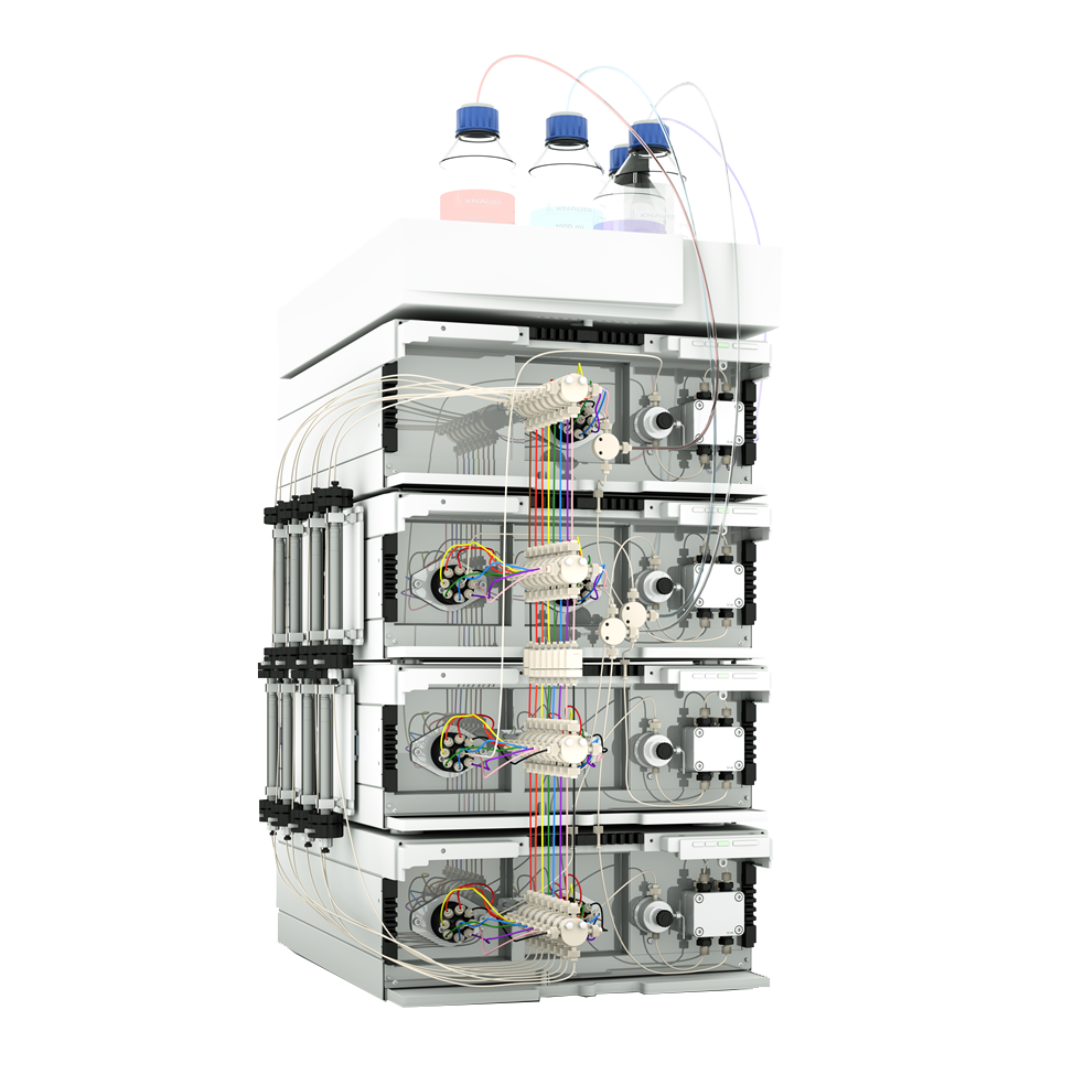 SMB – Biocompatible – for continuous chromatography in lab scale – Target Analysis